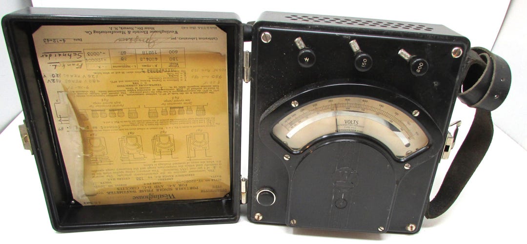Vintage Gadget Bakelite Westinghouse Watt Meter Direct Current ...