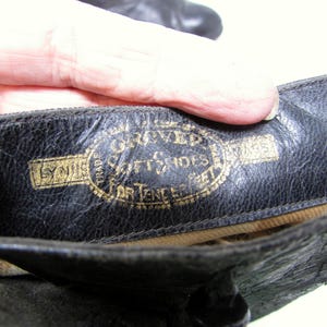 Victorian Leather Button up Shoes Boots With Button Hook Antique ...