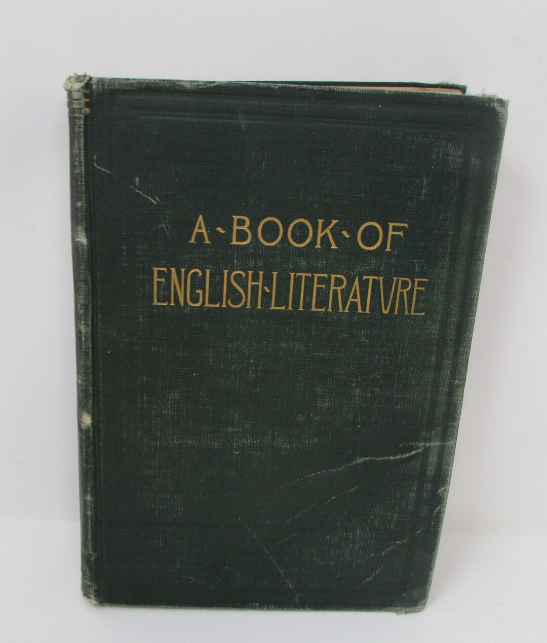 Antique English Literature Book A Book of English Literature, Snyder ...