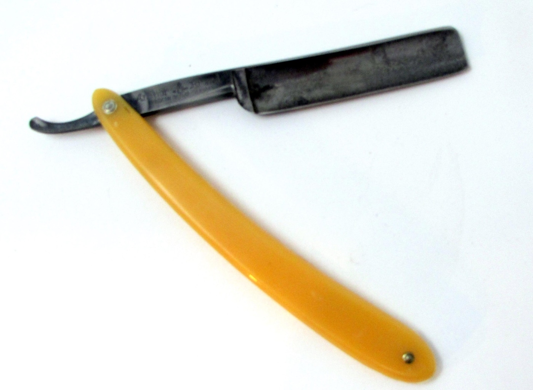 Vintage Straight Razor German Germany Anchor Brand Razor Manganese ...