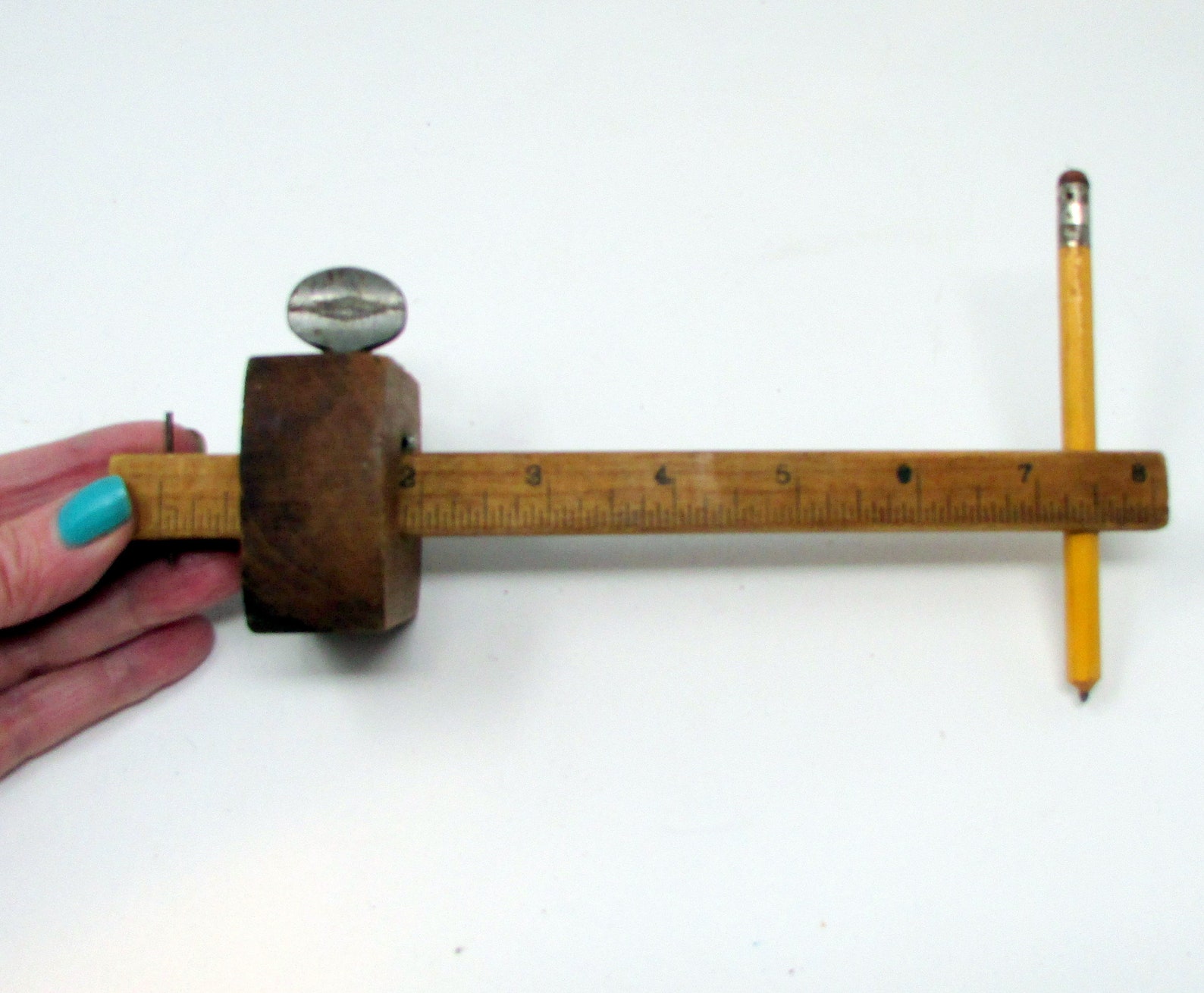 Disston Antique Carpenter Scribe Marking Gauge and Compass - Etsy