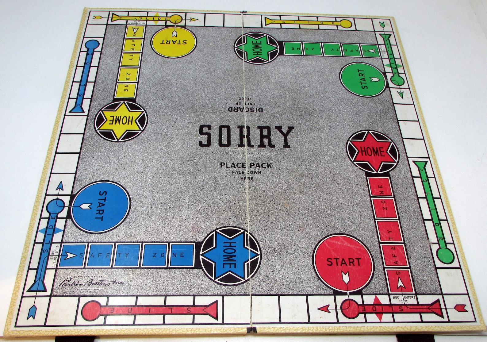 Vintage Board Game 1950s Sorry Game Board Pieces - Etsy