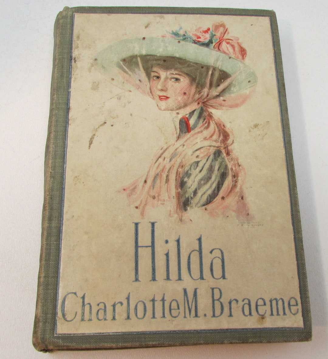 Vintage Book, HILDA, by Charlotte M Braeme, Circa 1900. HC, Hurst and ...