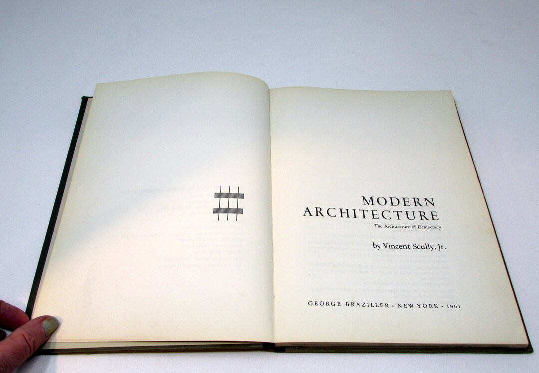 Vintage Architecture Book 1961 Modern Architecture by Vincent Scully ...