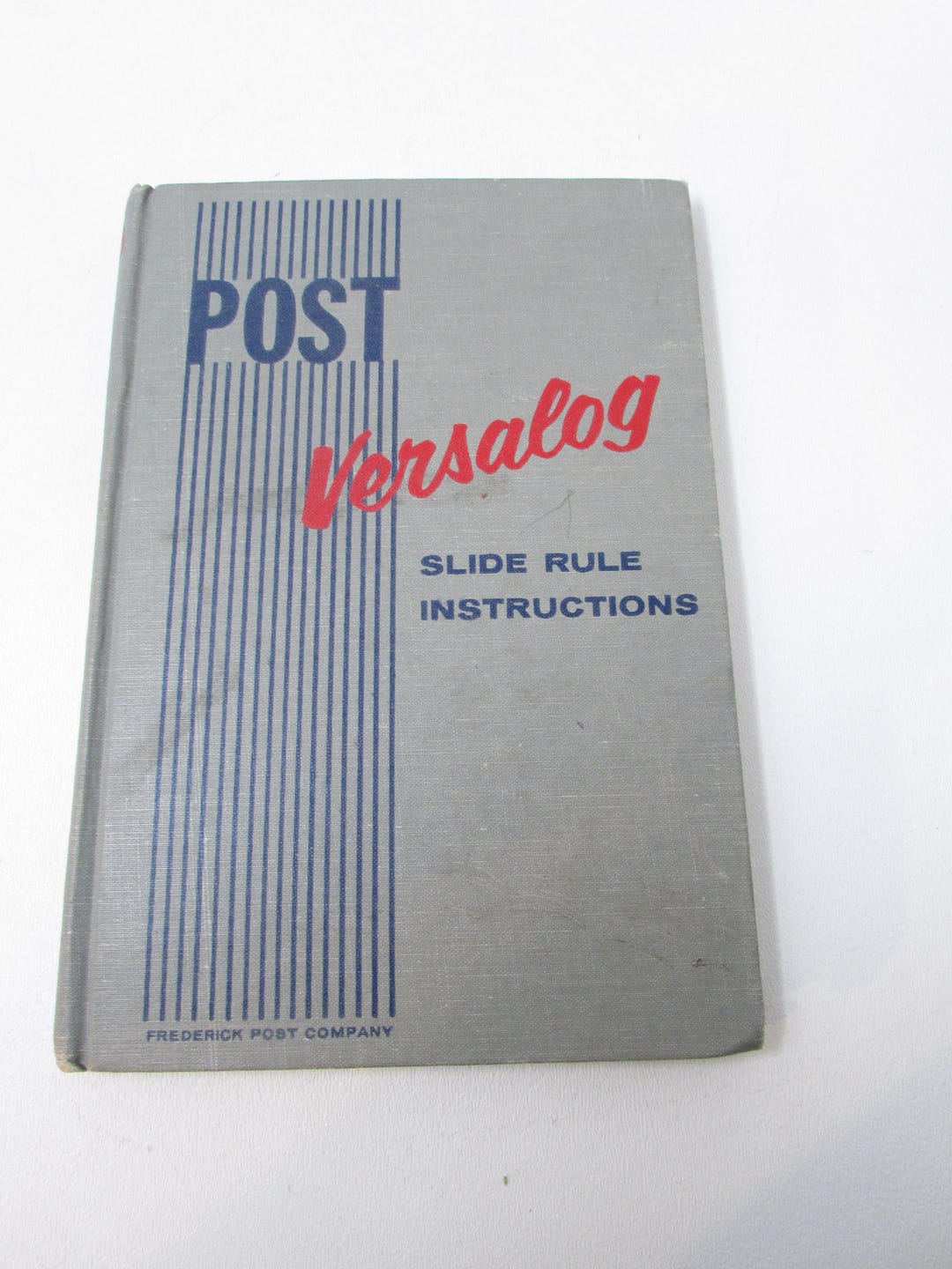 Vintage Slide Rule Book - Versalog Slide Rule Instruction Manual: Post ...