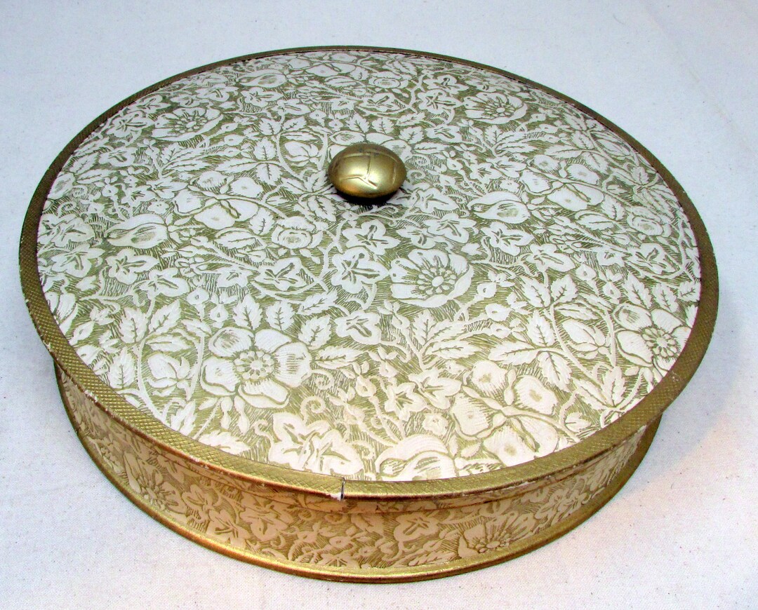 Vintage Candy Box 1920s - 1930s Gale's Ivory and Gold Assorted ...