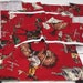 Vintage Barkcloth Cowboy Bucking Broncos in Red Moda Roundup Retro ...