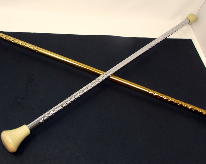 Vintage Majorette Baton Silver 1960s Vintage Twirling Baton - Majorette ...