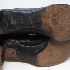 Victorian Leather Button up Shoes Boots With Button Hook Antique ...