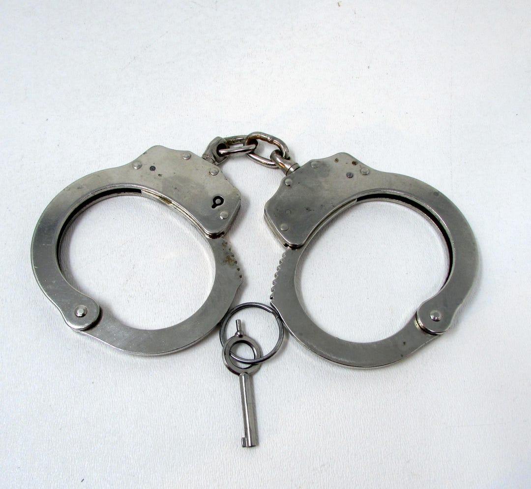 Vintage Handcuffs With Original Key Hand Cuffs - Etsy