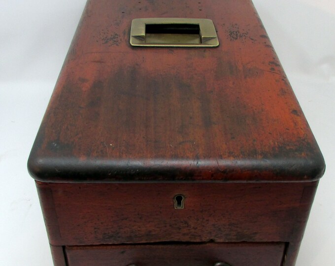 Antique Cash Drawer Obriens Self-closing Till Wooden Cashier's Till ...