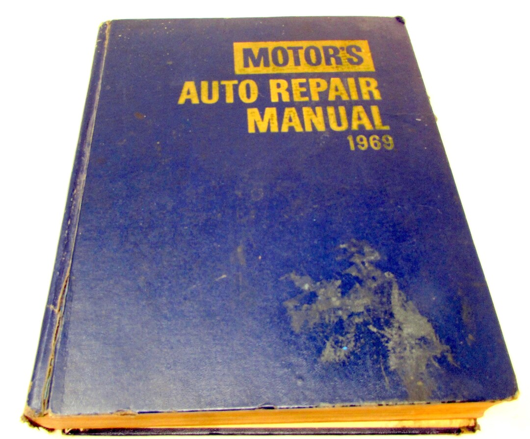 Vintage Motor's Auto Repair Manual Book Car Service Manual Muscle Cars ...