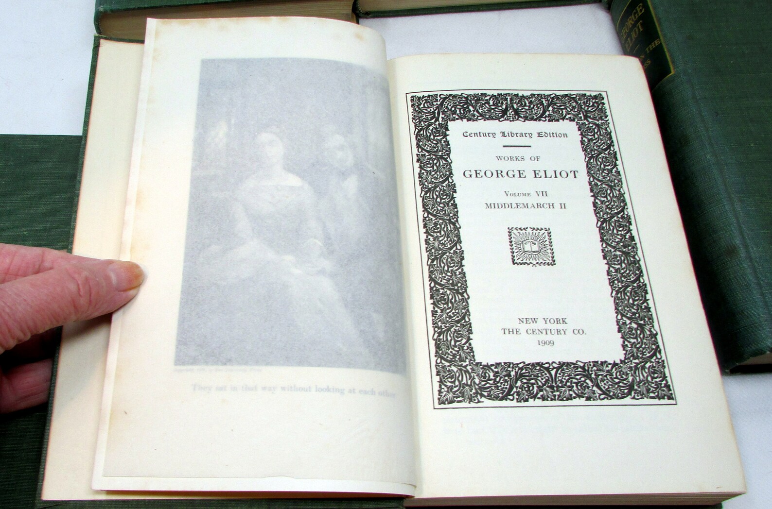 Antique George Eliot Book Set 1909 Middlemarch Mill on the - Etsy