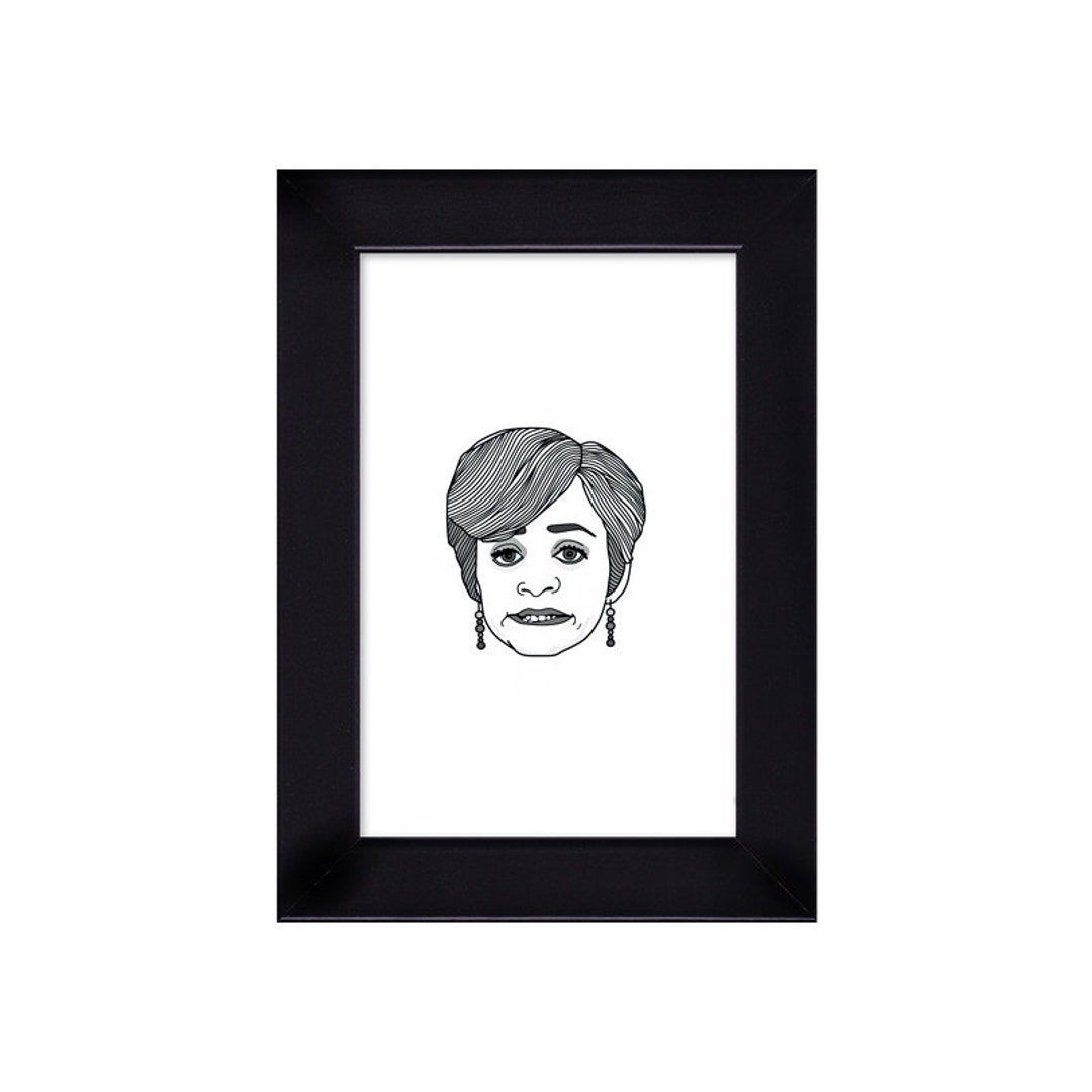 4 X 6 Jerri Blank / Strangers With Candy / Amy Sedaris Portrait - Etsy