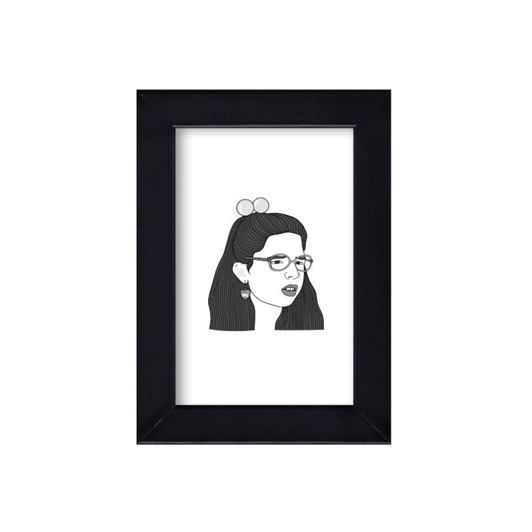 4 X 6 Framed Dawn Weiner / Welcome to the Dollhouse Portrait - Etsy