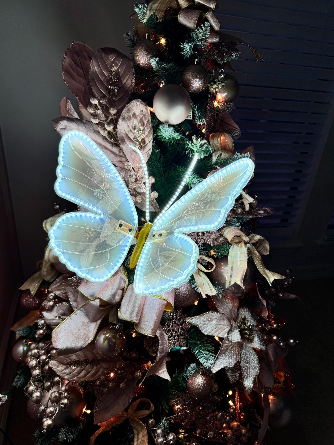 Magical LED Butterfly That Moves Its Wings by Opening and Closing It ...