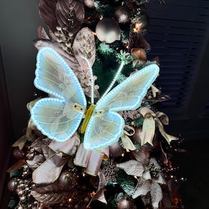 Magical LED Butterfly That Moves Its Wings by Opening and Closing It ...