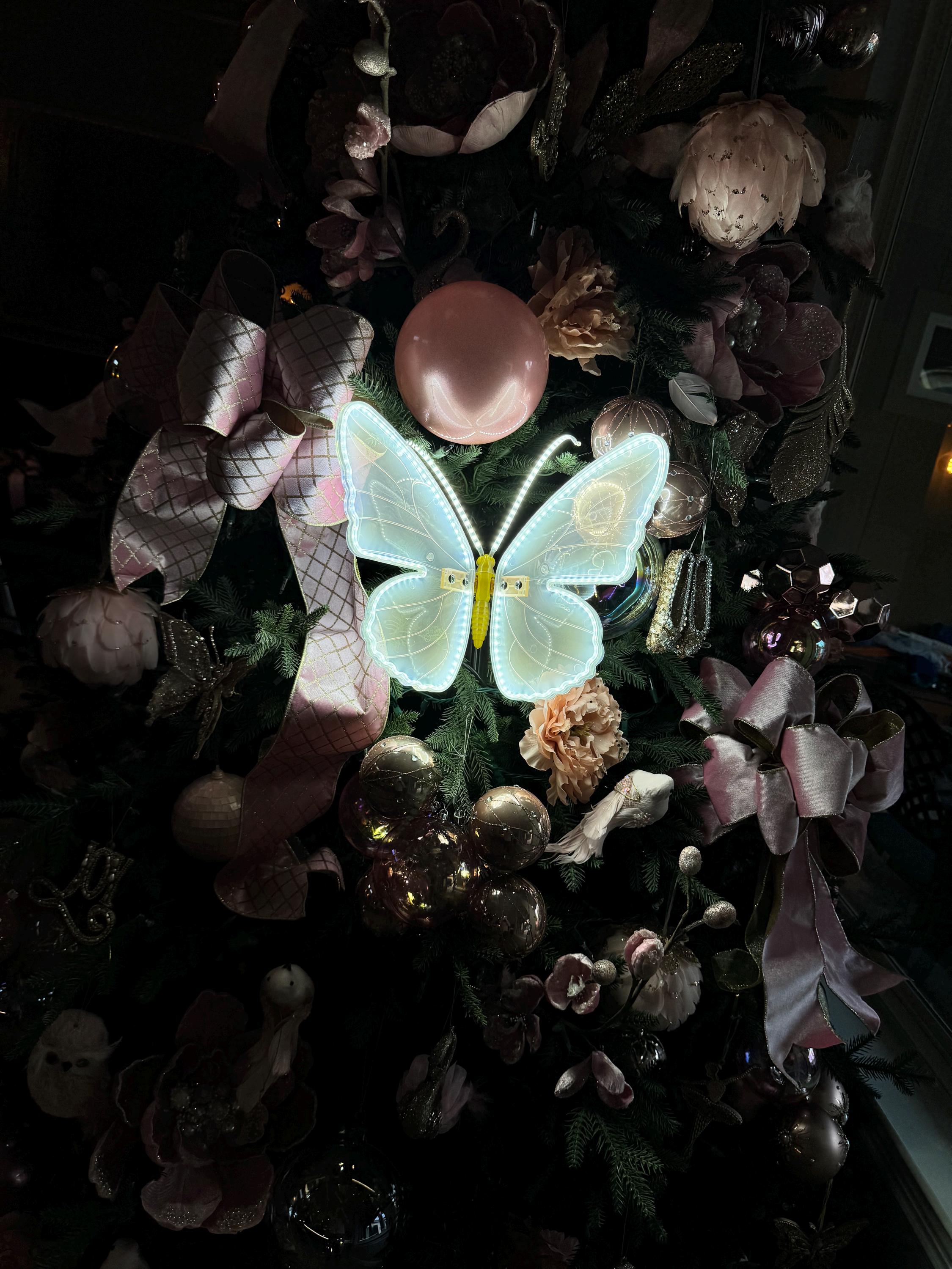 Magical LED Butterfly That Moves Its Wings by Opening and Closing It ...
