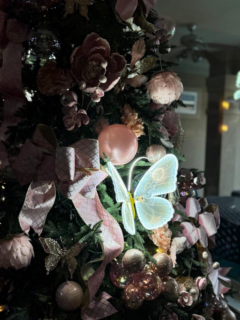 Magical LED Butterfly That Moves Its Wings by Opening and Closing It ...