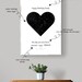 Custom Star Map Print With Heart Shape,wedding Gift for Lovers ...