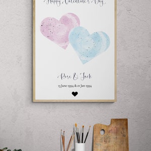Custom Heart-shaped Star Map | Personalized Digital Art for Couples ...