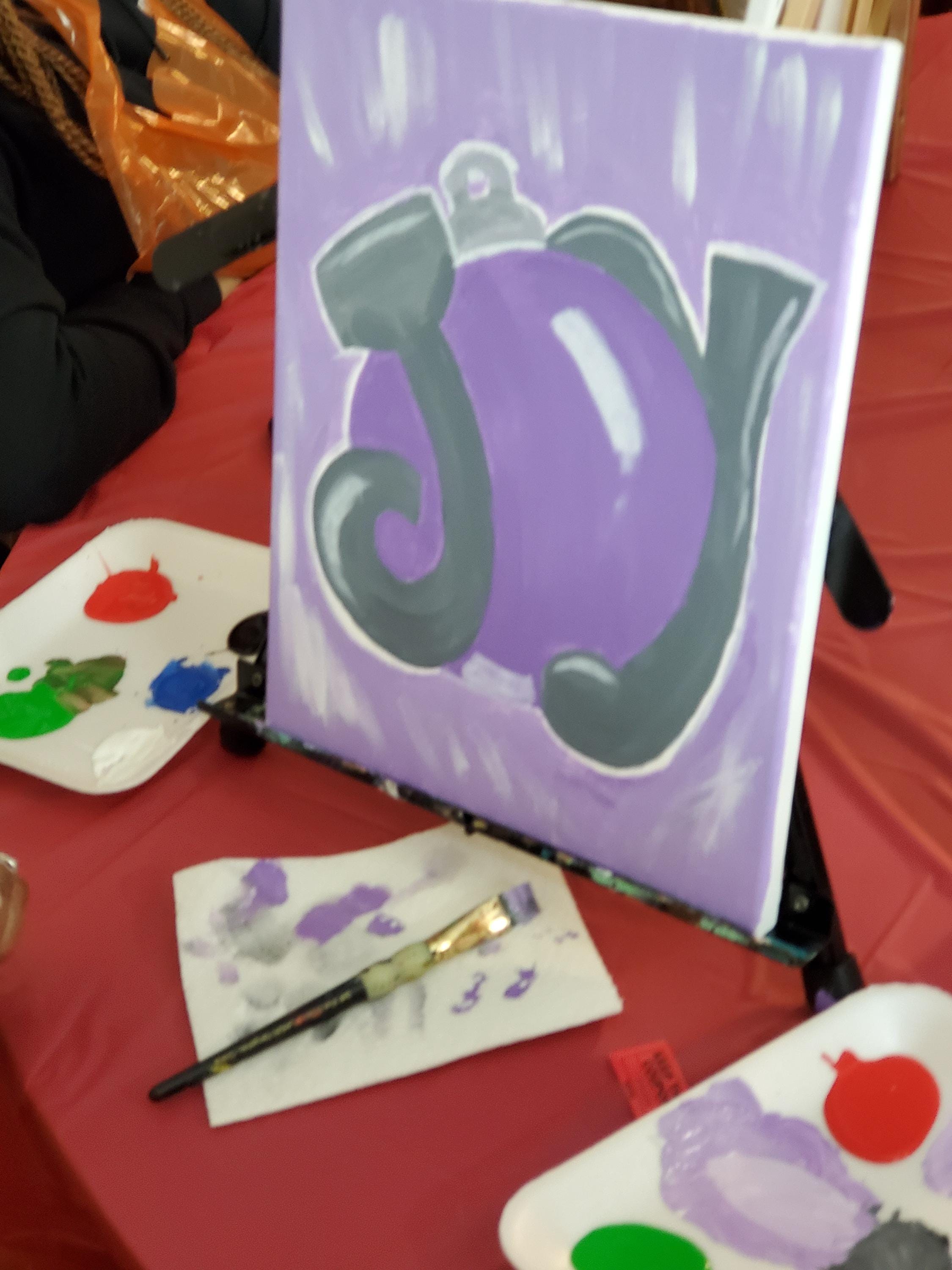 Paint Kit Joyful Christmas Oniment for the Tree / Festive Holiday Craft ...