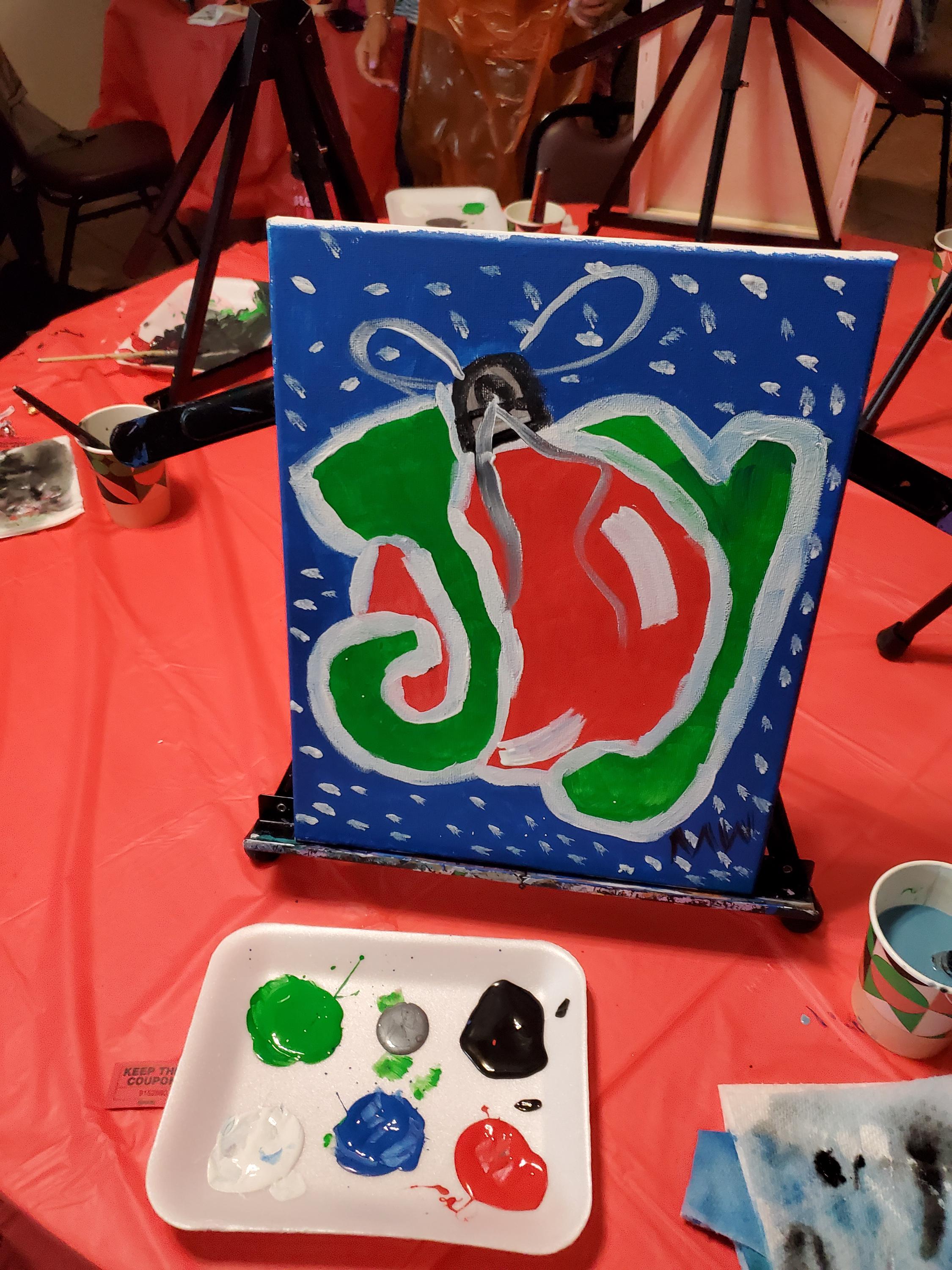 Paint Kit Joyful Christmas Oniment for the Tree / Festive Holiday Craft ...