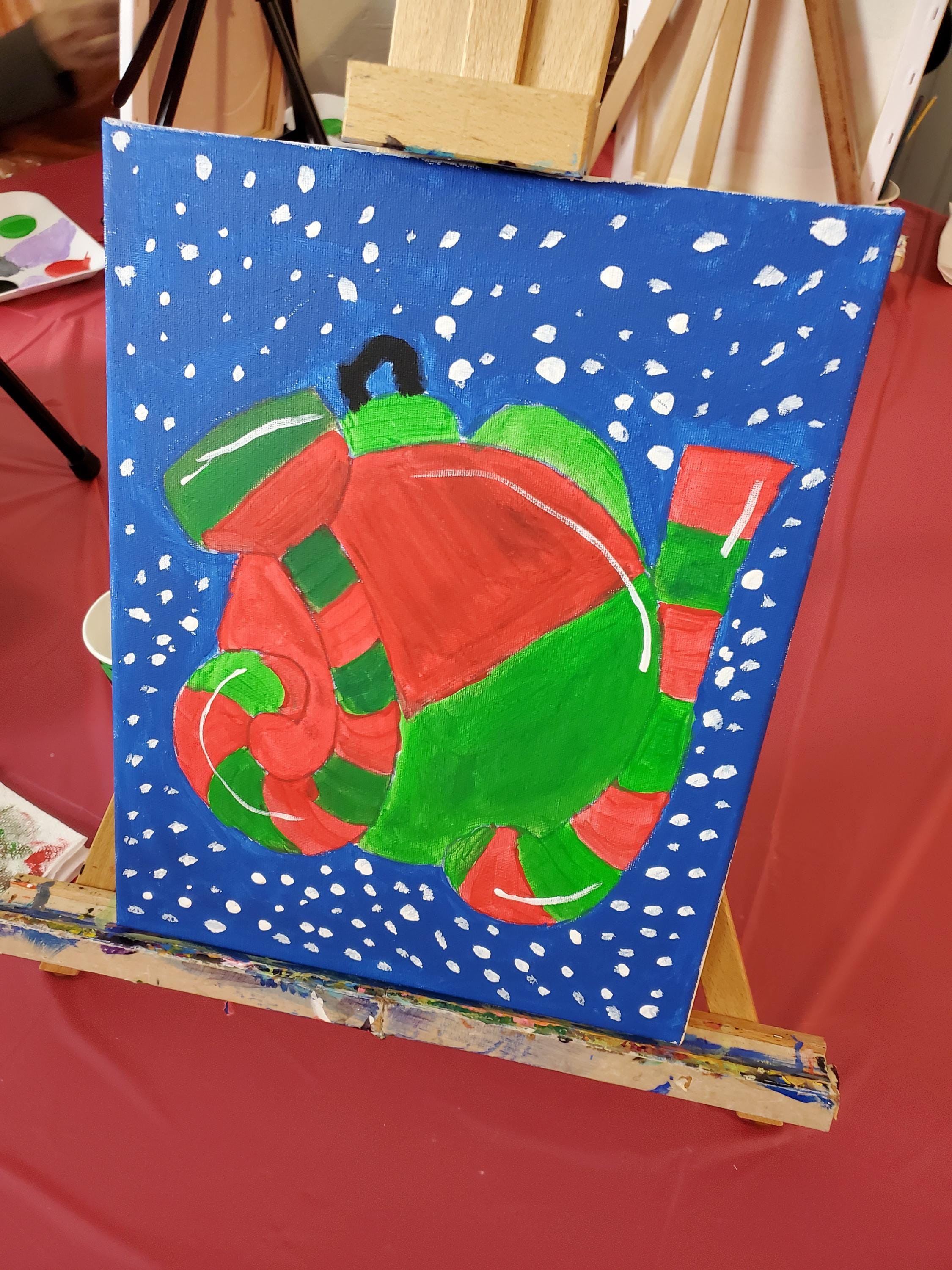 Paint Kit Joyful Christmas Oniment for the Tree / Festive Holiday Craft ...