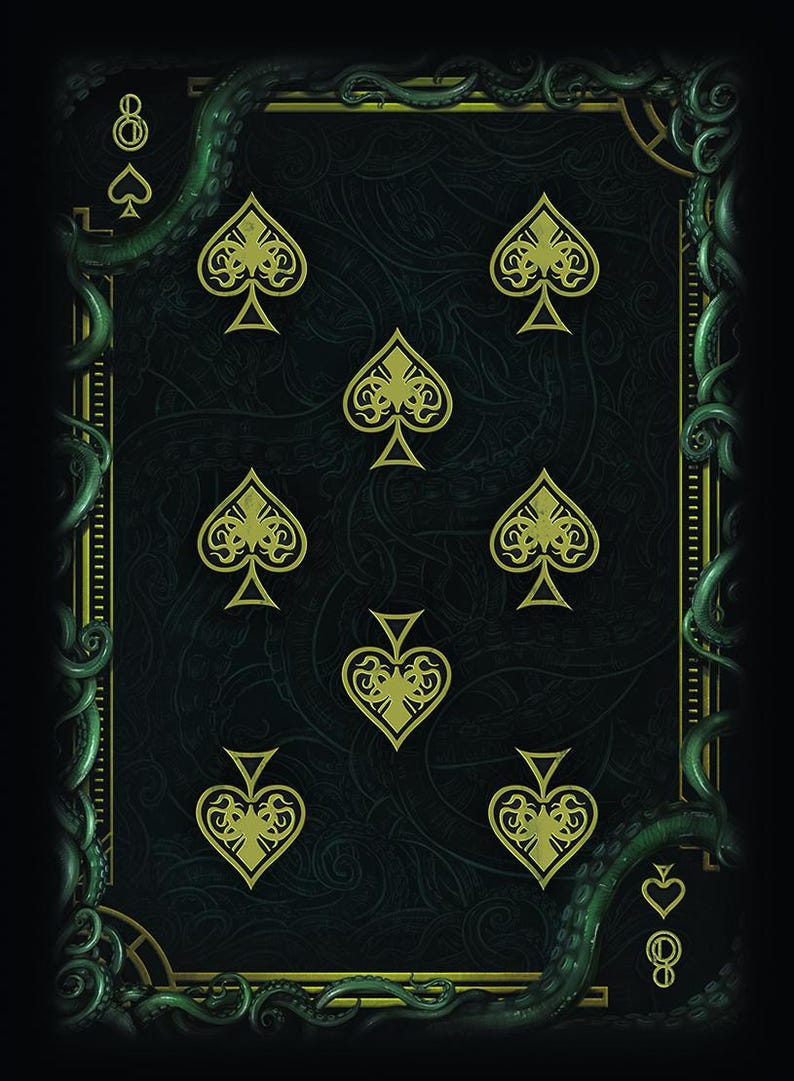 Cthulhu Madness Playing Cards Deck Unique Poker Deck Custom ...