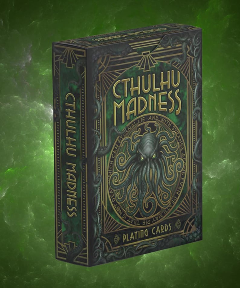 Cthulhu Madness Playing Cards Deck Unique Poker Deck Custom ...