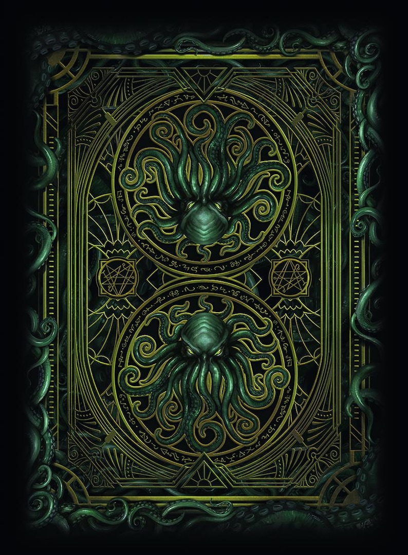 Cthulhu Madness Playing Cards Deck Unique Poker Deck Custom ...