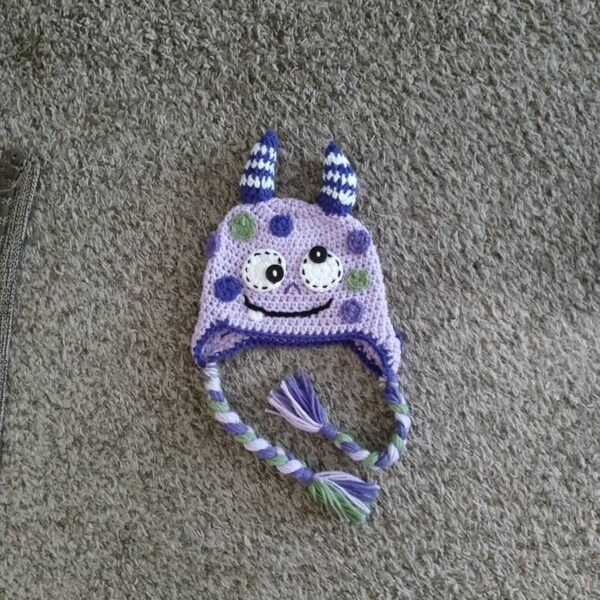 Baby Monster Hat - Etsy