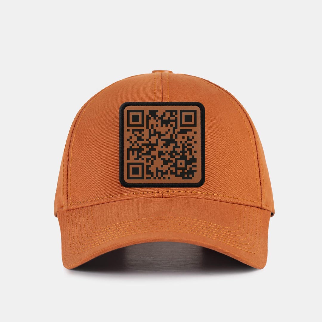 Custom QR Code Hat, Scan Me Hat, Personalized Hat, Trucker Logo Hat ...