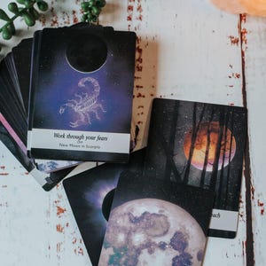 Moonology Oracle Cards L Connect With Lunar Energy L Oracle Card Deck L ...