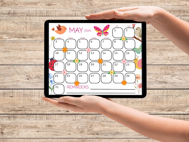 Editable 2026 Monthly Calendar Bundle, Home and Office Printable ...