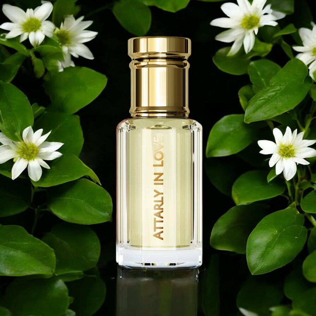 Jasmine Attar Perfume Oil: Sandalwood & Musk, Vegan Fragrance - Etsy
