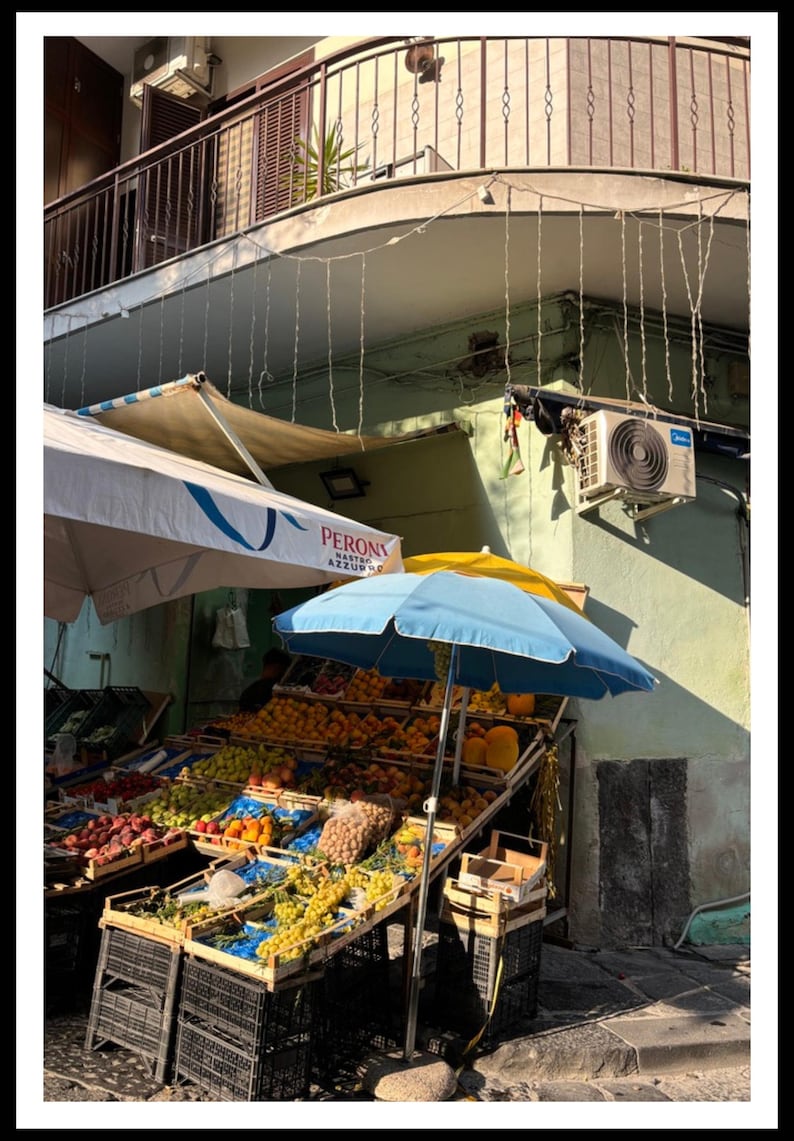 Naples Street Market Fine Art Photography Print | Italian Fruit Stand ...