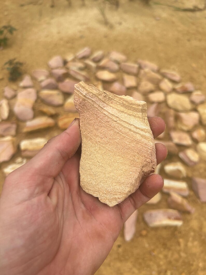 Tri-color Sandstone (aka. “neapolitan Stone” or “strawberry Sandstone ...