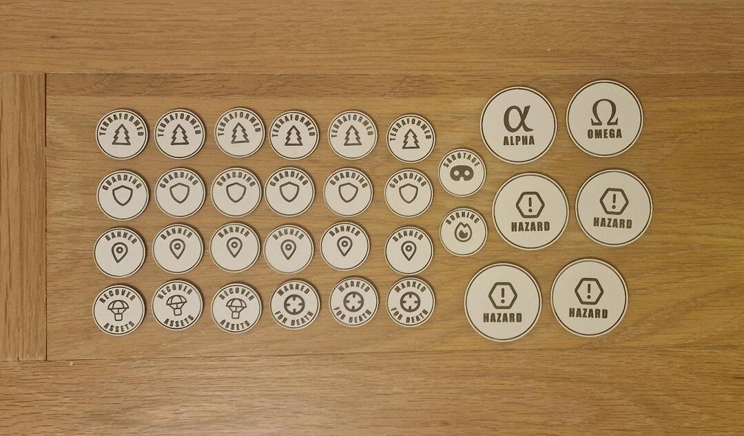 Complete Mission Token Set Compatible With Pariah Nexus - Etsy