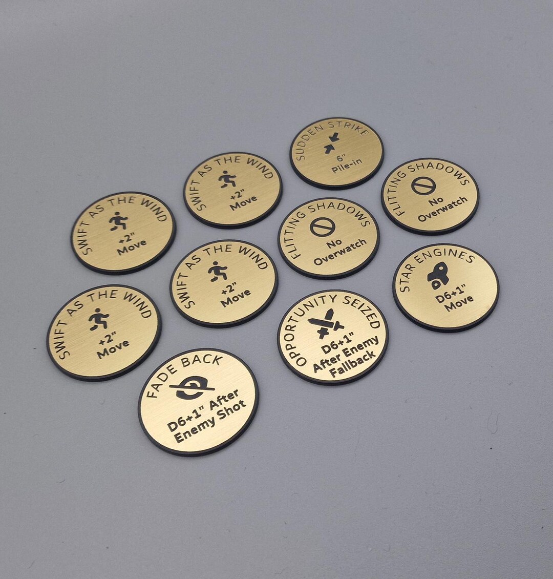 10 X Agile Manoeuvres Tokens - Etsy