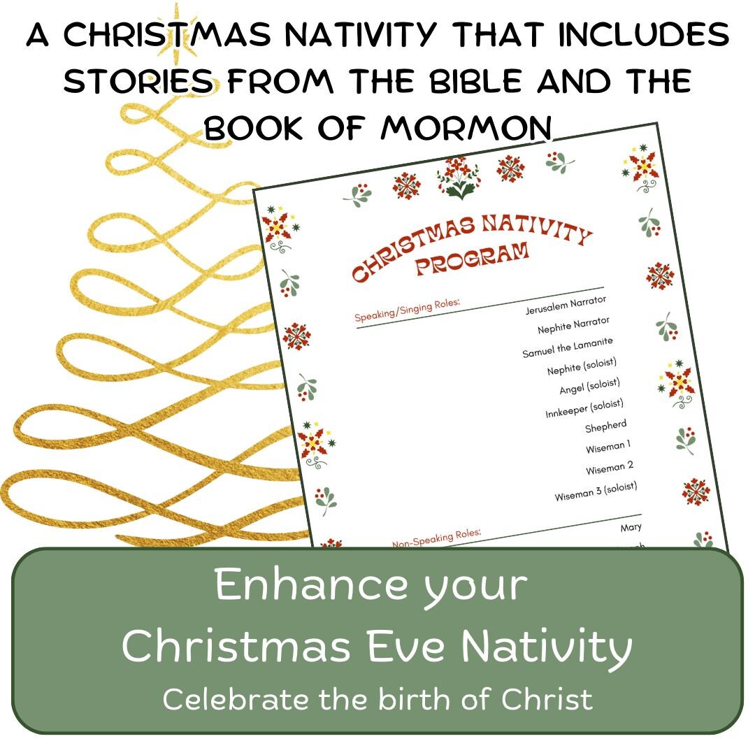 LDS Nativity Program Script|christmas Play Skit From Book of Mormon ...