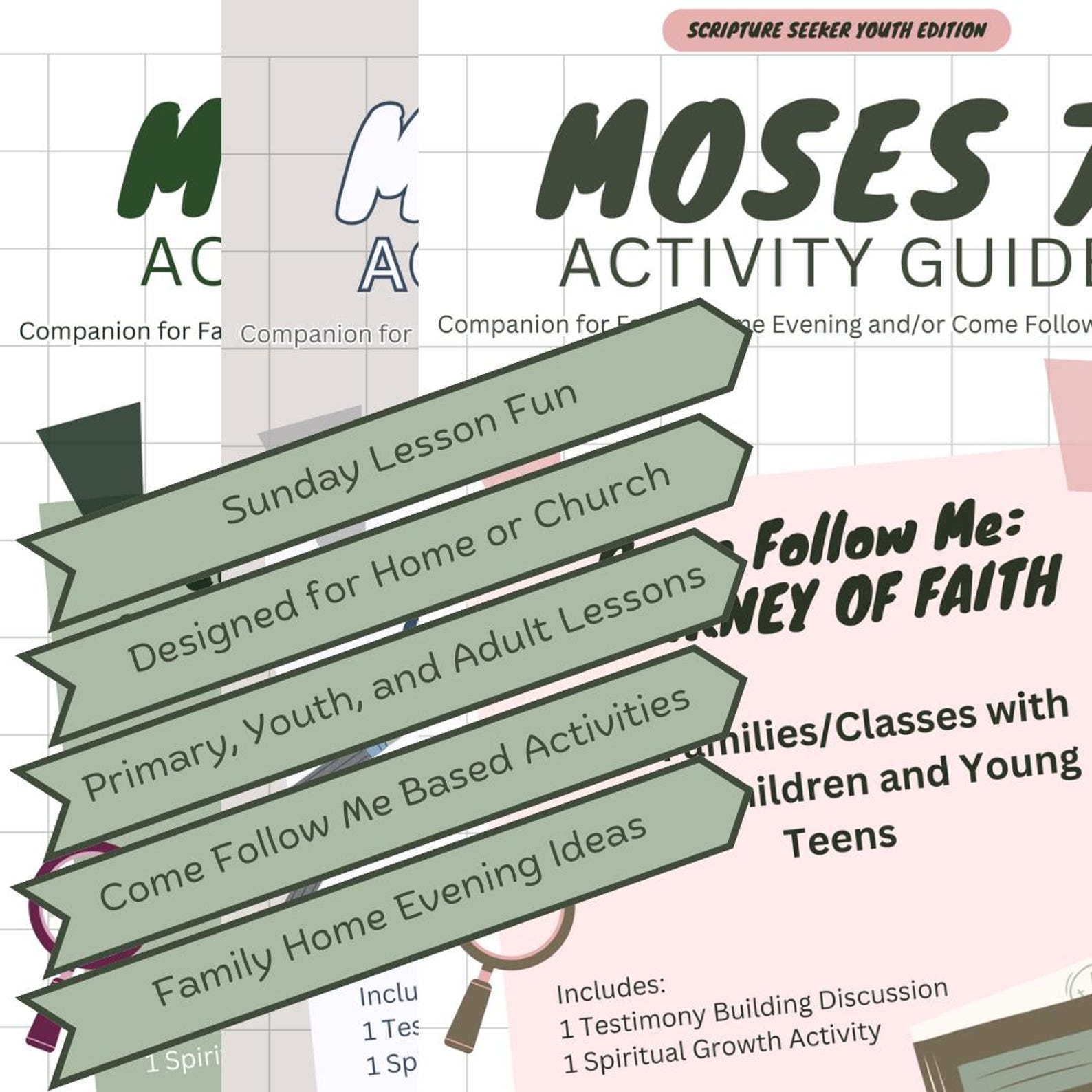 Come Follow Me Moses 6 Activity & Lesson Guide (feb 2 - Feb 8)|primary ...