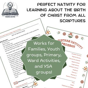 LDS Nativity Program Script|christmas Play Skit From Book of Mormon ...