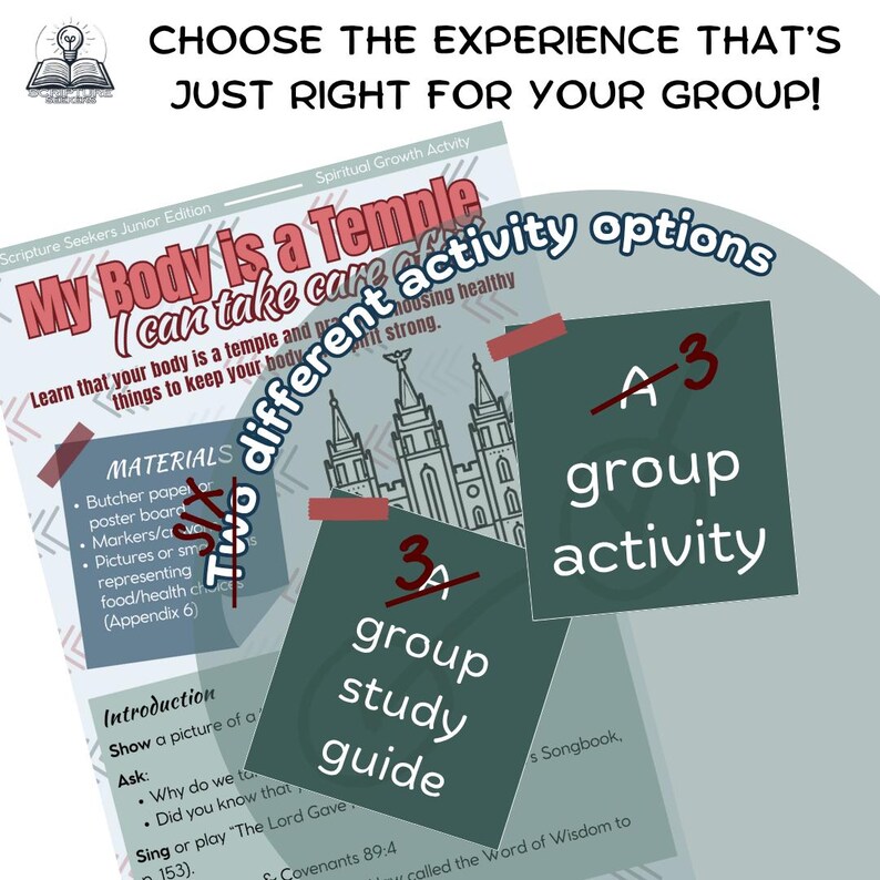 Come Follow Me Lessons Help|family Scripture Activity Guide|fun FHE|D&C ...