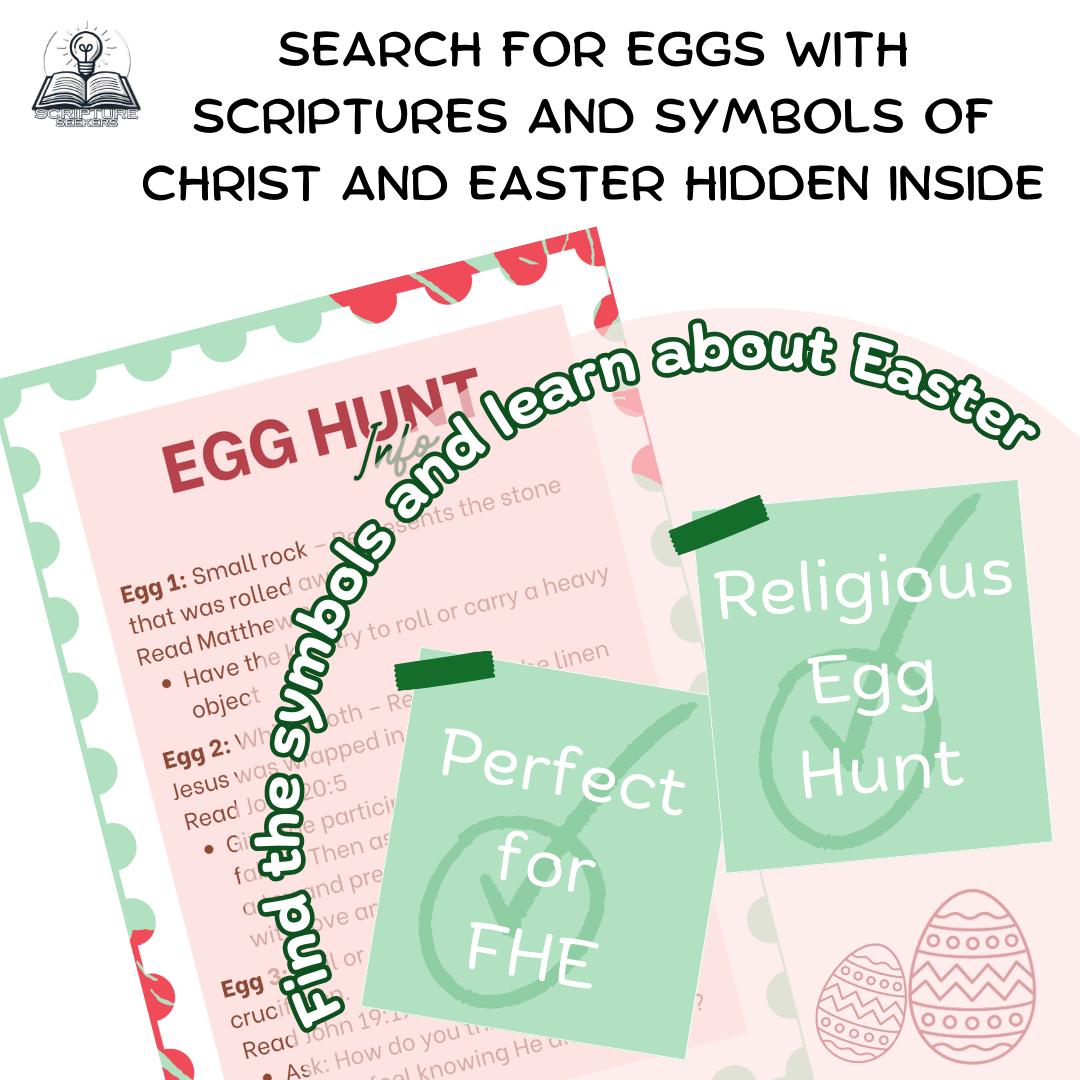 Resurrection Easter Egg Hunt for Kids | Christian Easter Activity ...