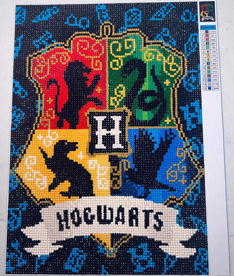 Hogwarts Completed Diamond Painting 30cmx40cm - Etsy
