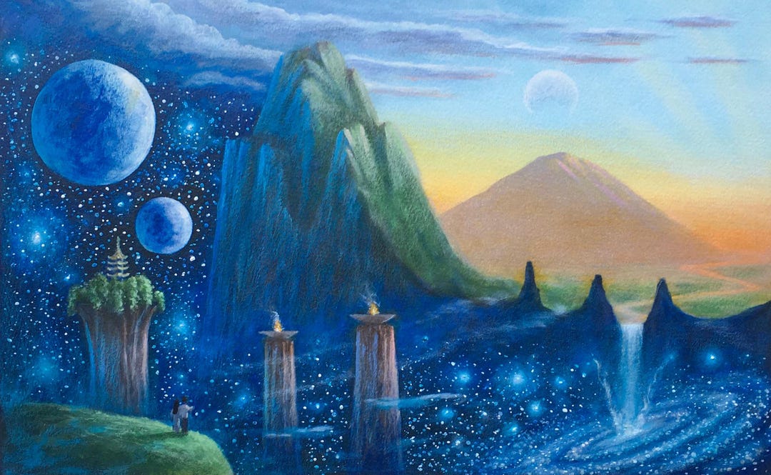 Beyond the Horizon Embellished Art Print | Fine Art | Embellished Print ...