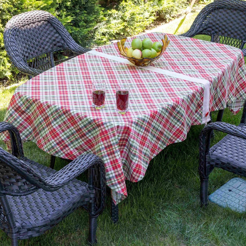 Plaid Tablecloth - Etsy