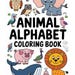 Animal Alphabet Coloring Book - Etsy