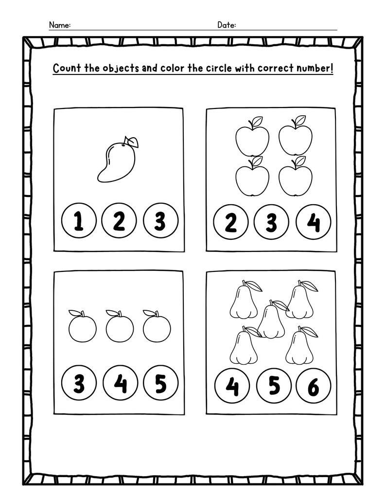 Let’s Learn the Numbers: 1 to 10 - Etsy